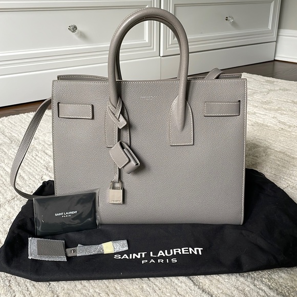 Yves Saint Laurent | Bags | Saint Laurent Grained Calfskin Small Sac De ...